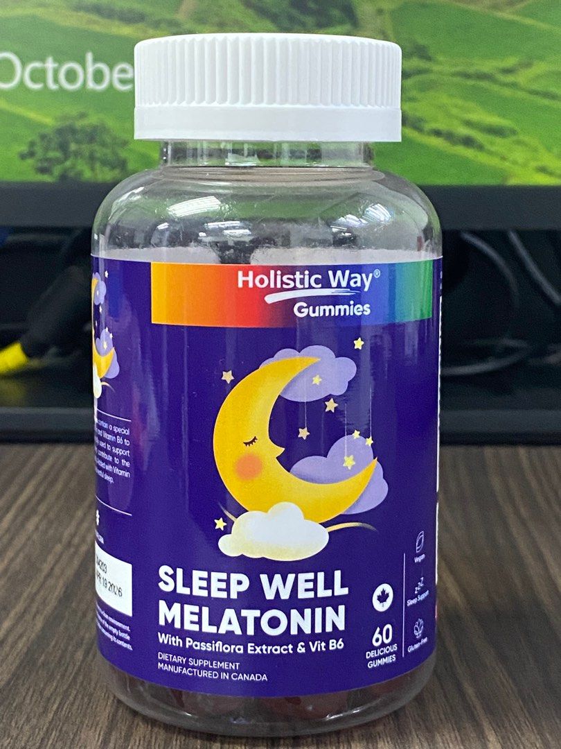 Holistic Way Sleep Well Melatonin Gummy (60 Gummies), Health ...