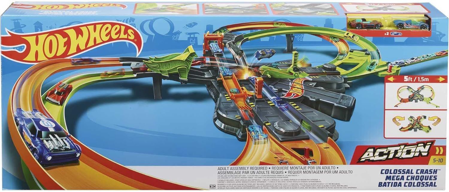 Hot Wheels Trick Tracks Colossal Stunt World
