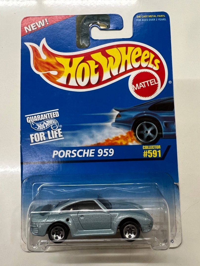 Hotwheels 1995 Porsche 959 (Light Blue), Hobbies & Toys, Toys & Games ...