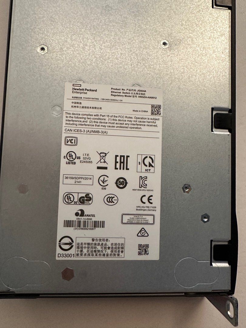 HP 1920-24G network switch, Computers & Tech, Office & Business ...