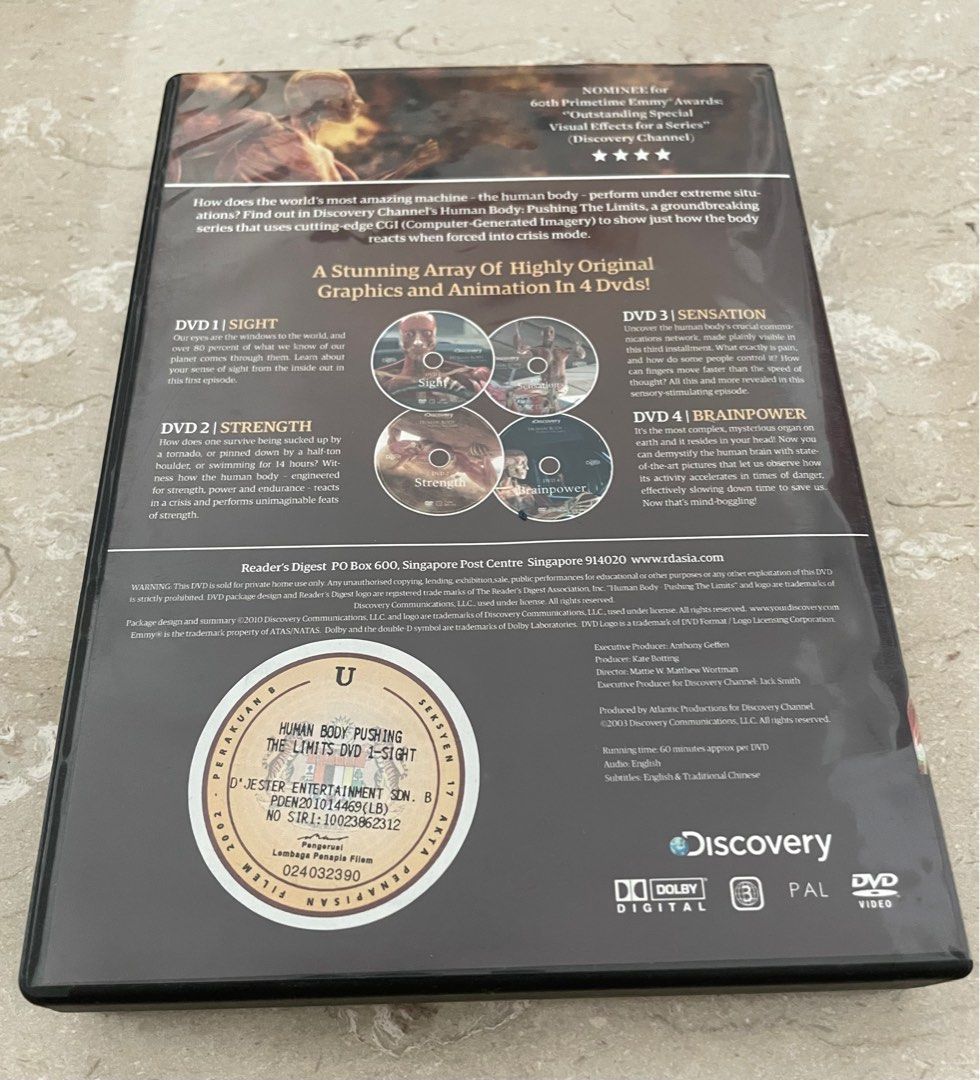 Human Body by Discovery Channel 4 DVDs set, Everything Else on Carousell