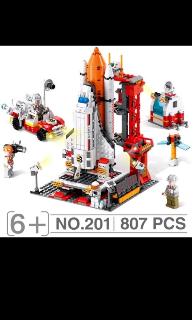 Iego Rocket Space Station Building Blocks Toy, Hobbies & Toys, Toys ...