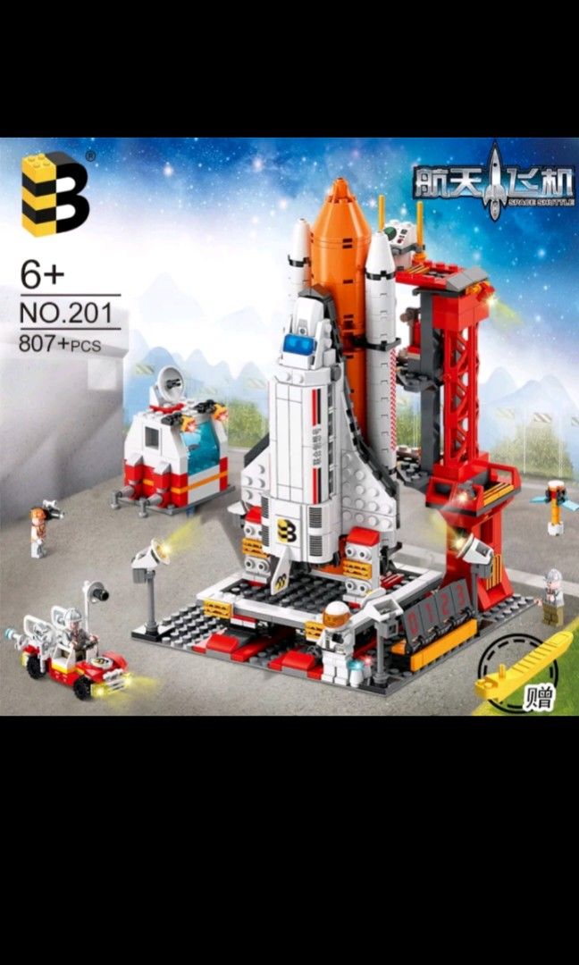 Iego Rocket Space Station Building Blocks Toy, Hobbies & Toys, Toys ...