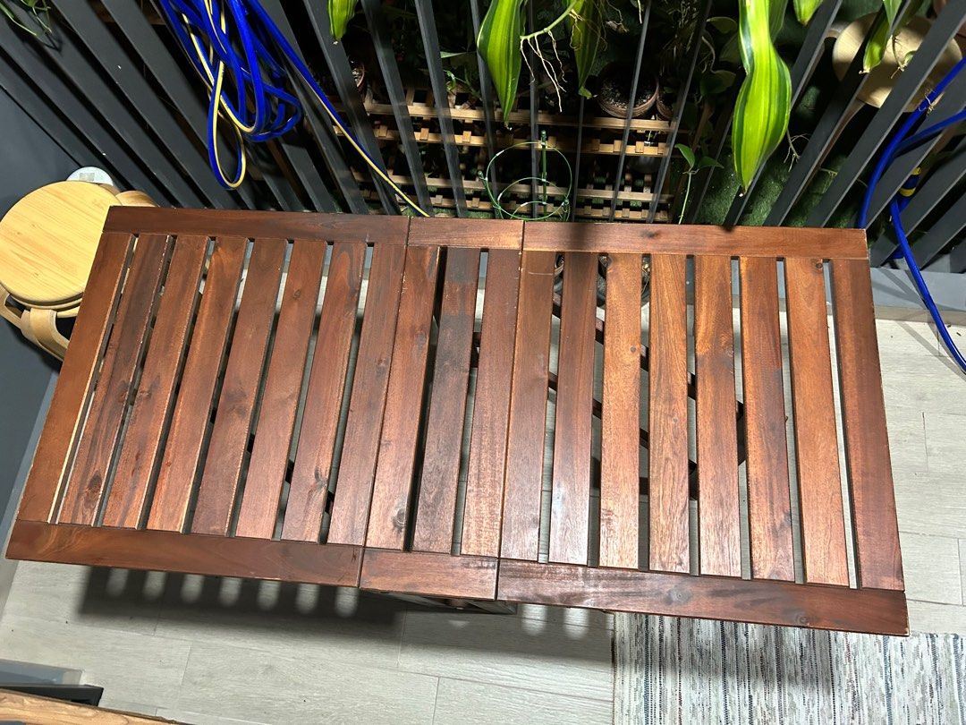 IKEA APPLARO Outdoor Foldable table, Furniture & Home Living, Furniture ...