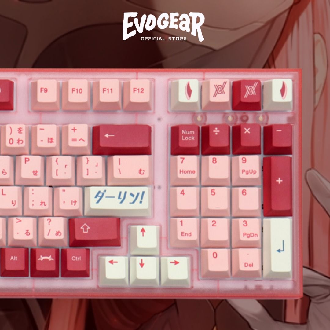 {IN STOCK} Darling Keycaps | Japanese Keycaps | Cherry Profile | PBT ...