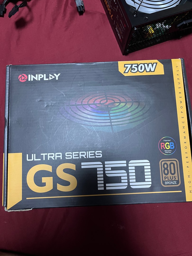 Inplay 750w PSU 80 Plus Bronze, Computers & Tech, Parts & Accessories ...