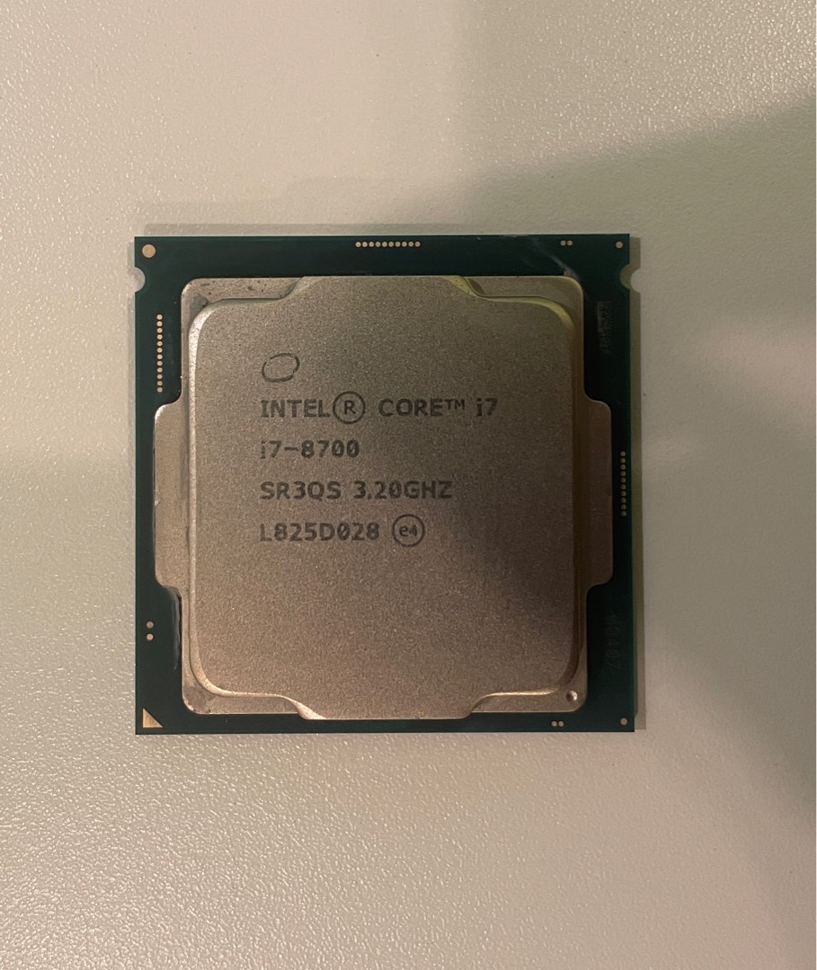 Intel I7 8700 CPU, Computers & Tech, Parts & Accessories, Computer ...