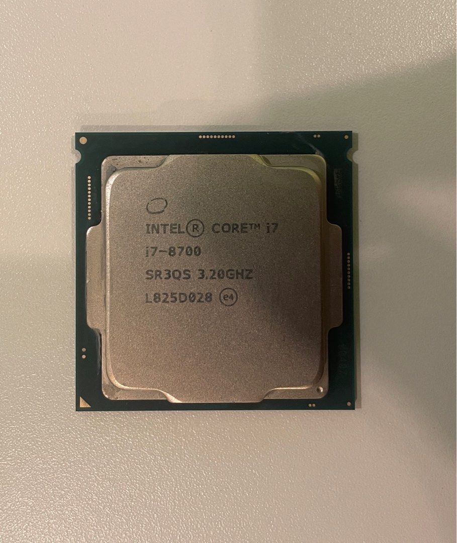 Intel I7 8700 CPU, Computers & Tech, Parts & Accessories, Computer ...