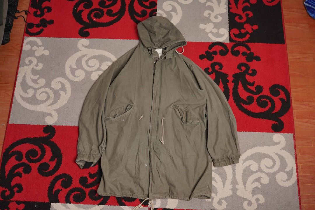 jaket us army parka m1951 repro, Fesyen Pria, Pakaian , Atasan di Carousell