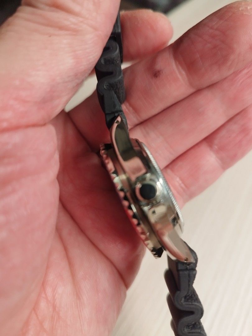 Jam dive submarine pepsi Genius Italy klasik not Seiko, Fesyen Pria ...