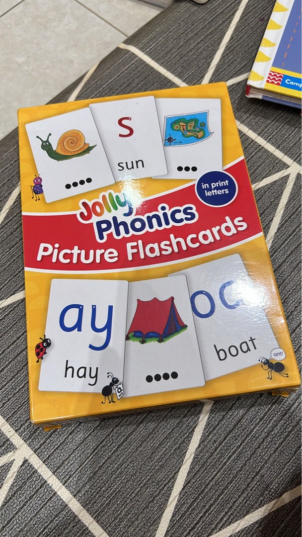 Jolly Phonics Picture Flash cards, Hobbies & Toys, Books & Magazines ...