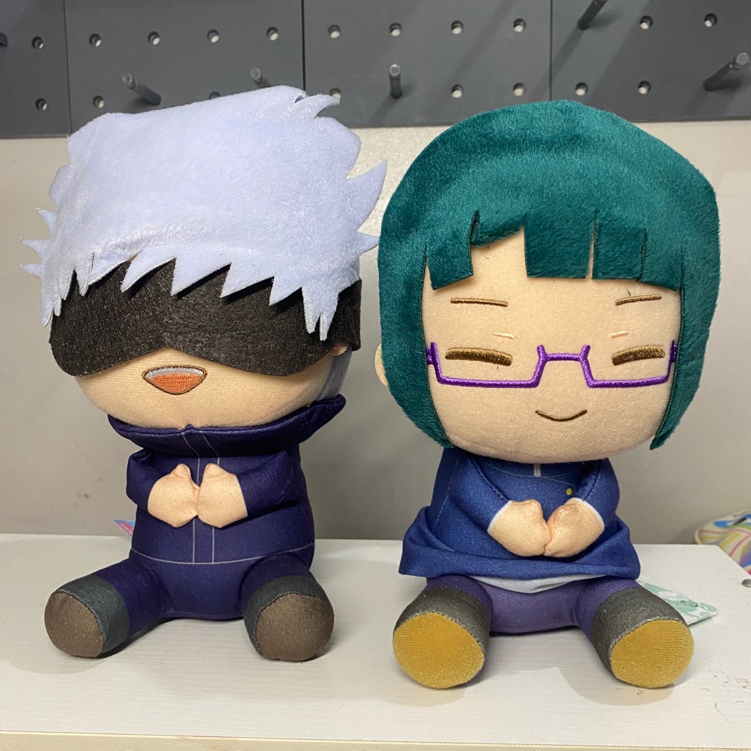 Jujutsu Kaisen Plushie Gojo and Maki, Hobbies & Toys, Toys & Games on ...