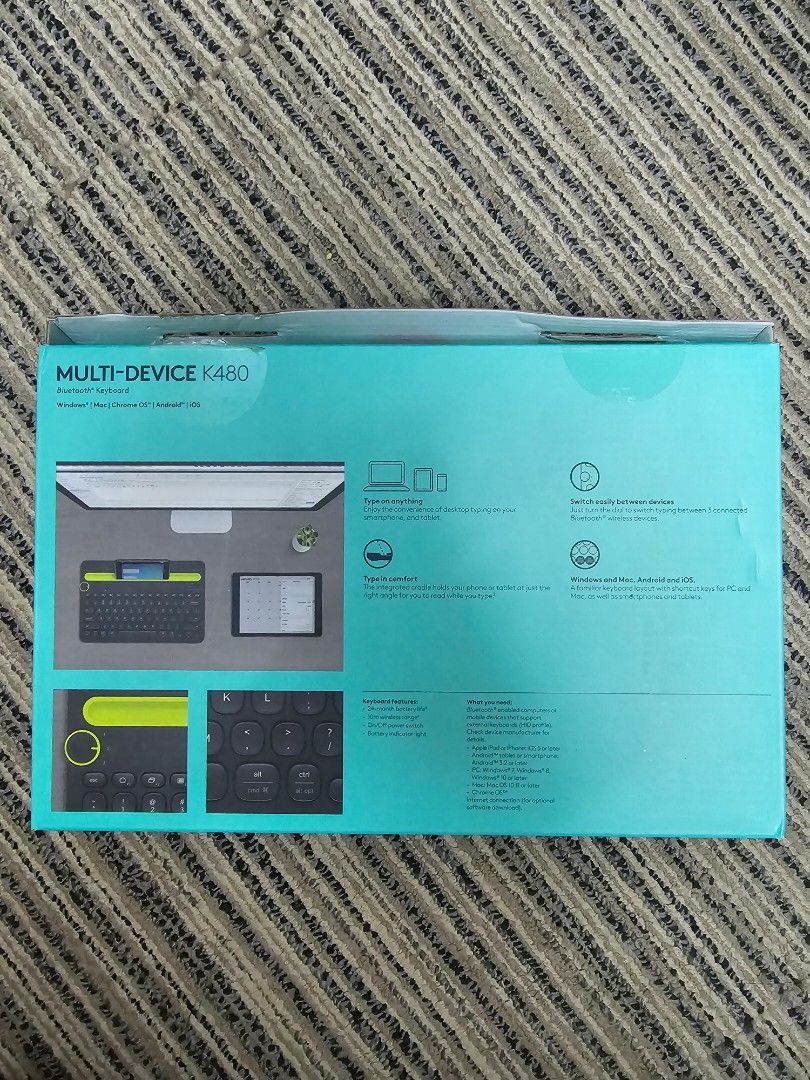 K489 Multi device Logitech, Computers & Tech, Parts & Accessories, Computer Keyboard on Carousell