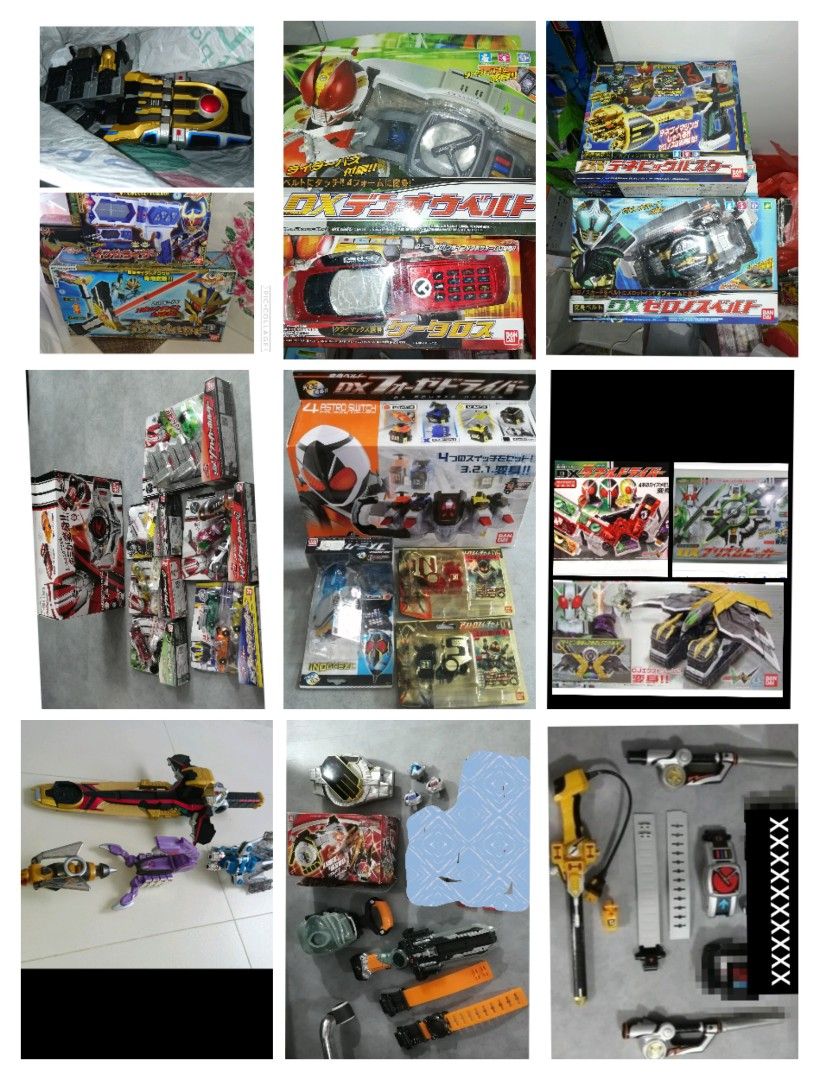 Kamen rider mask rider lot 1, Hobbies & Toys, Toys & Games on Carousell