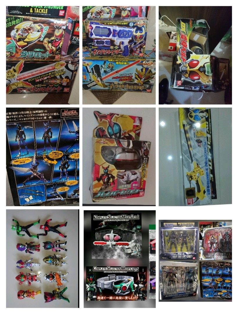 Kamen Rider Mask Rider Lot 2, Hobbies & Toys, Toys & Games on Carousell