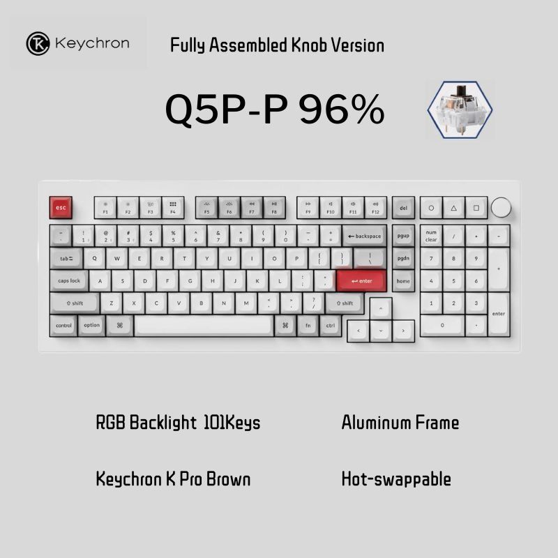 Keychron Q5 Pro Wireless Mechanical Keyboard, Computers & Tech, Parts ...