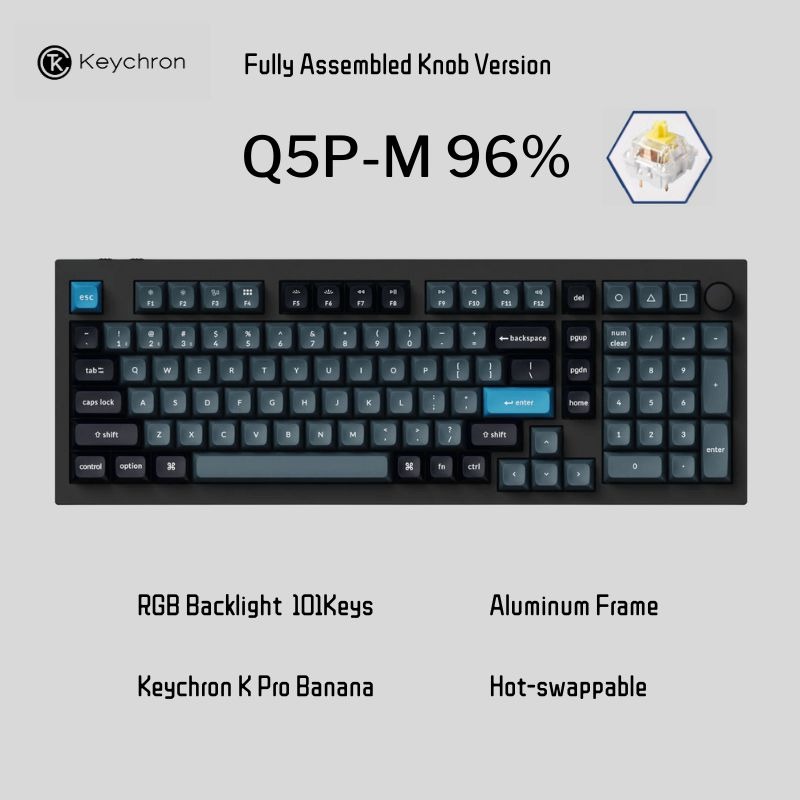 Keychron Q5 Pro Wireless Mechanical Keyboard, Computers & Tech, Parts ...