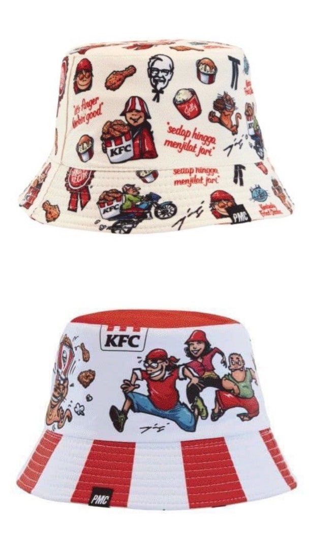 kfc bucket hat ujang pmc, Men's Fashion, Watches & Accessories, Cap ...