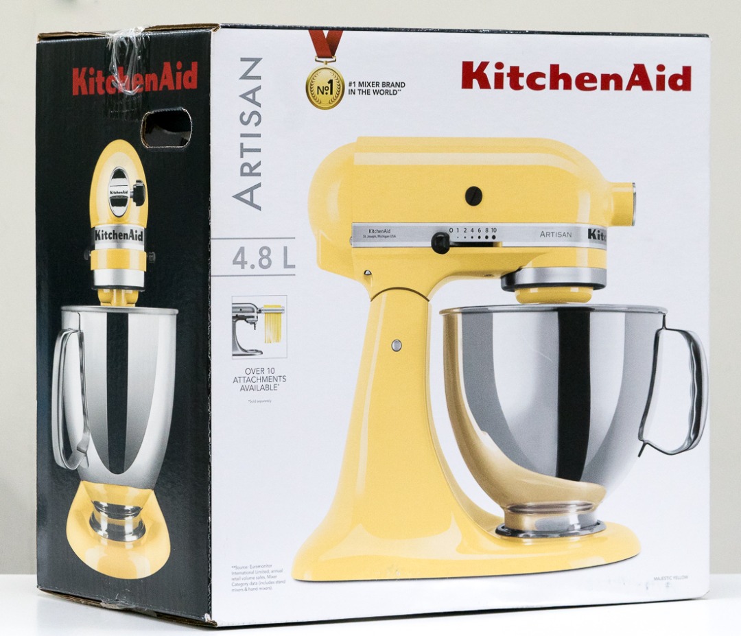 KitchenAid Artisan 4.8-Liter Tilt Head Stand Mixer, TV & Home ...