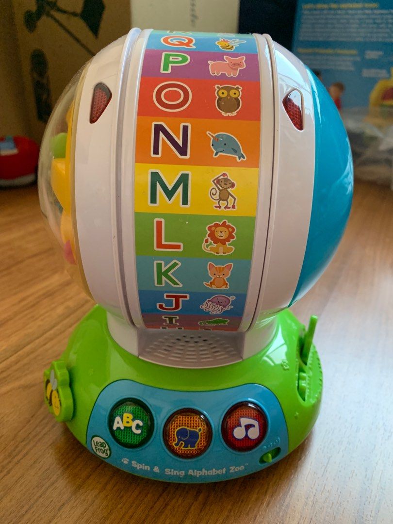 LeapFrog Spin and Sing Alphabet Zoo, Babies & Kids, Infant Playtime on ...