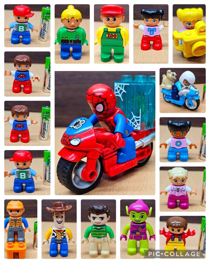 Lego Duplo Characters Animals and Special Blocks Spiderman and ...