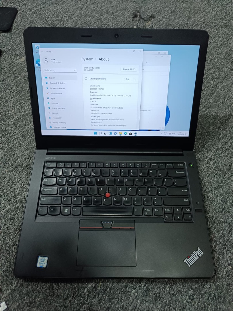 lenovo t470 i 5 7th gen 8 gb 256 gb ssd windows 10 pro office 2019, Computers & Tech, Laptops ...