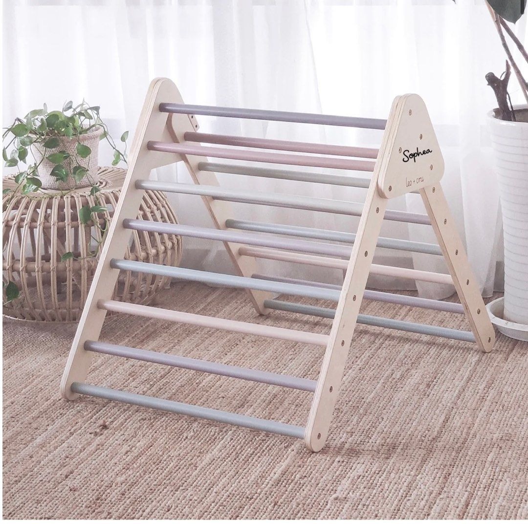 Leo + Cru | Foldi Pikler Climber Palette with Reversible Slide ...