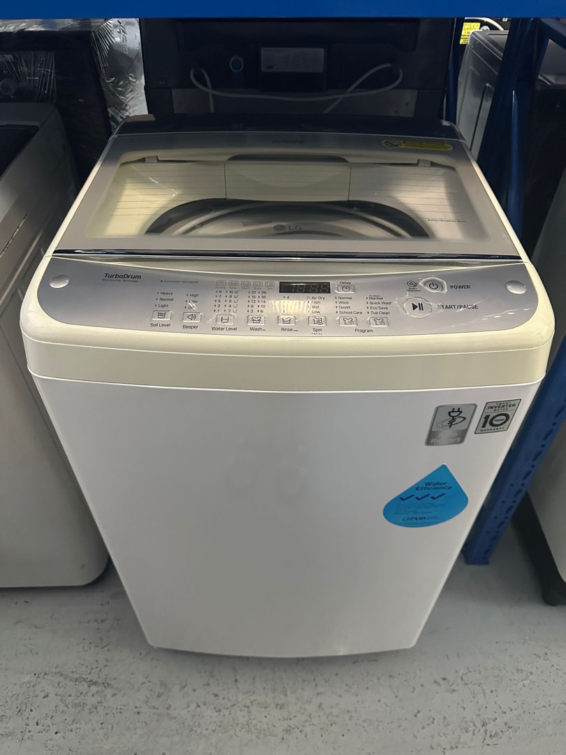 LG 8KG TOP LOAD WASHER SMART INVERTER T2108VSAW, TV & Home Appliances ...
