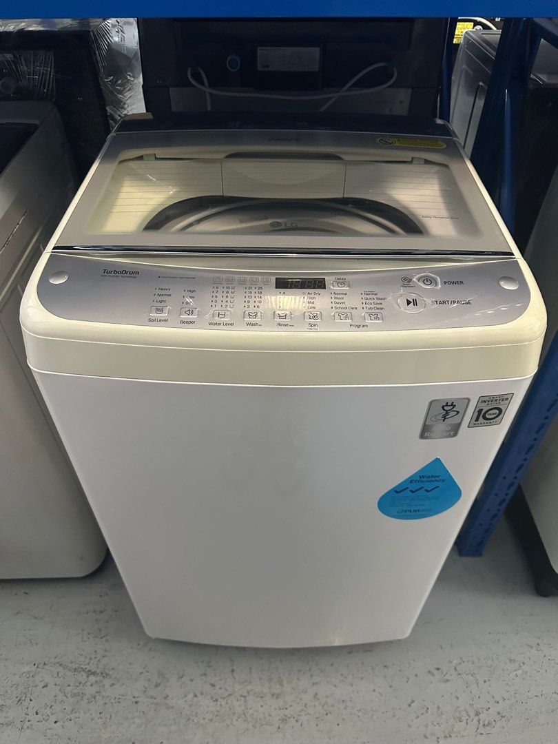 LG 8KG TOP LOAD WASHER SMART INVERTER T2108VSAW, TV & Home Appliances ...