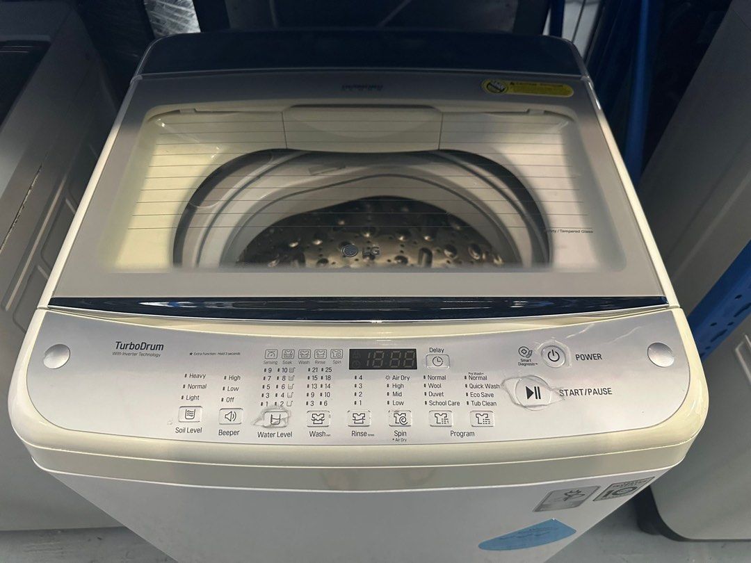 LG 8KG TOP LOAD WASHER SMART INVERTER T2108VSAW, TV & Home Appliances ...