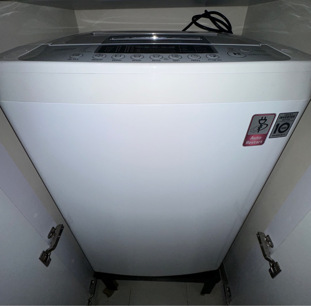 LG Washing Machine 7.0kg Top Load T2107VS2W, TV & Home Appliances ...