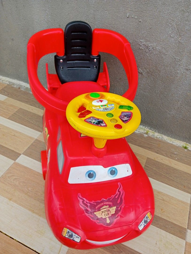 Lightning McQueen Ride-on Push Car, Hobbies & Toys, Toys & Games on ...