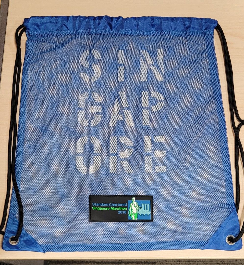 Limited Edition Standard Chartered Singapore Marathon 2018 String Bag ...