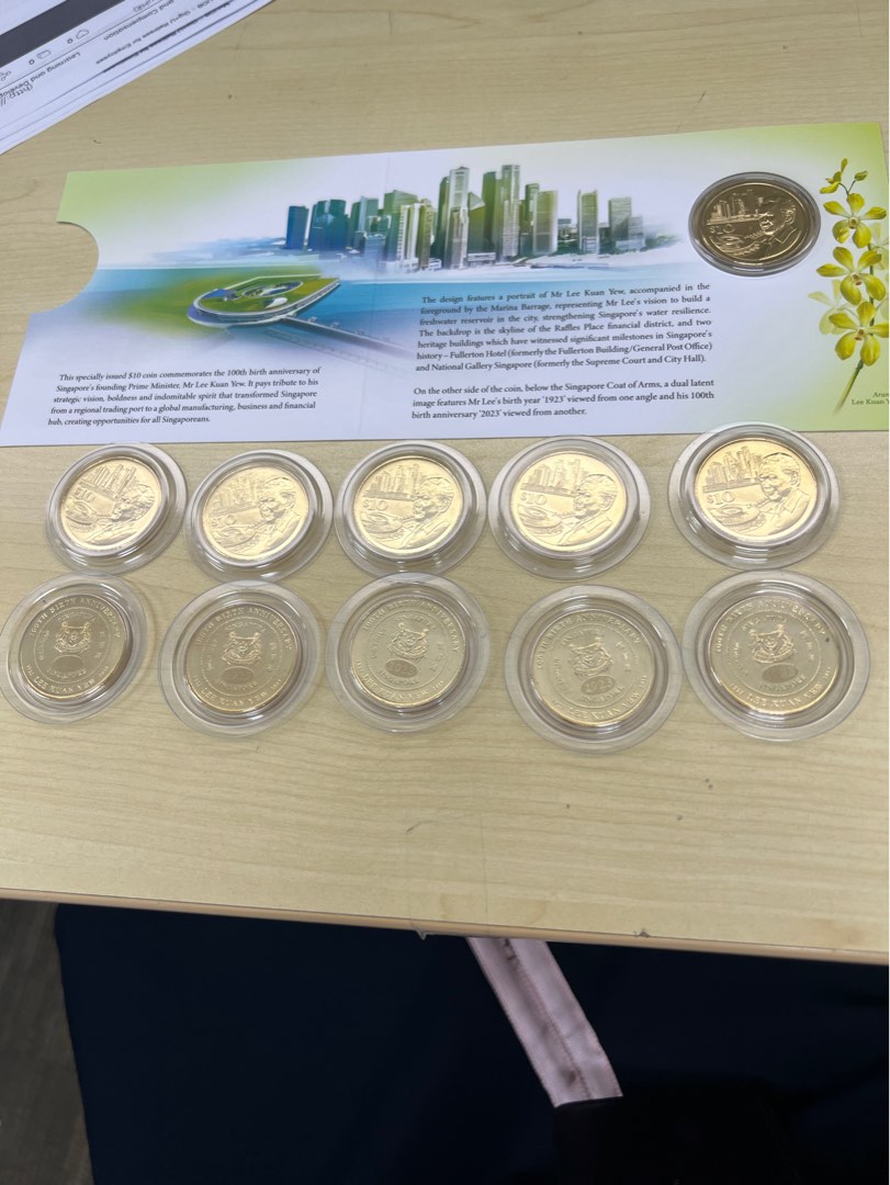 LKY $10 coin limited edition, Hobbies & Toys, Memorabilia ...