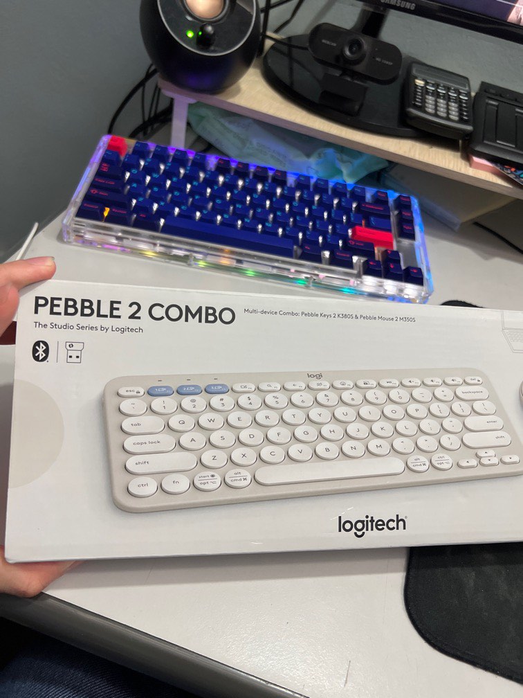 Logitech Pebble Keys K S Multi Device Bluetooth Keyboard Computers Tech Parts