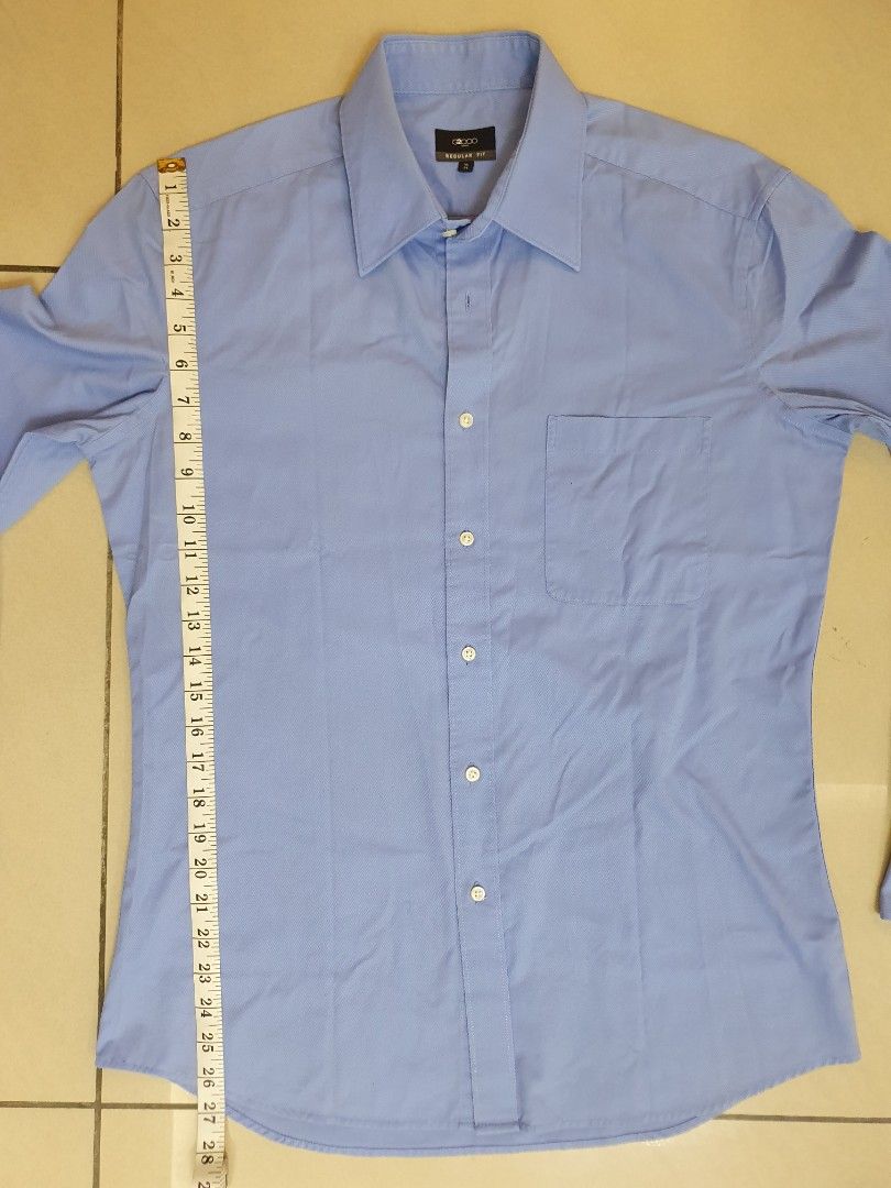 Long Sleeves Men's Shirt by G2000, Men's Fashion, Tops & Sets, Formal ...