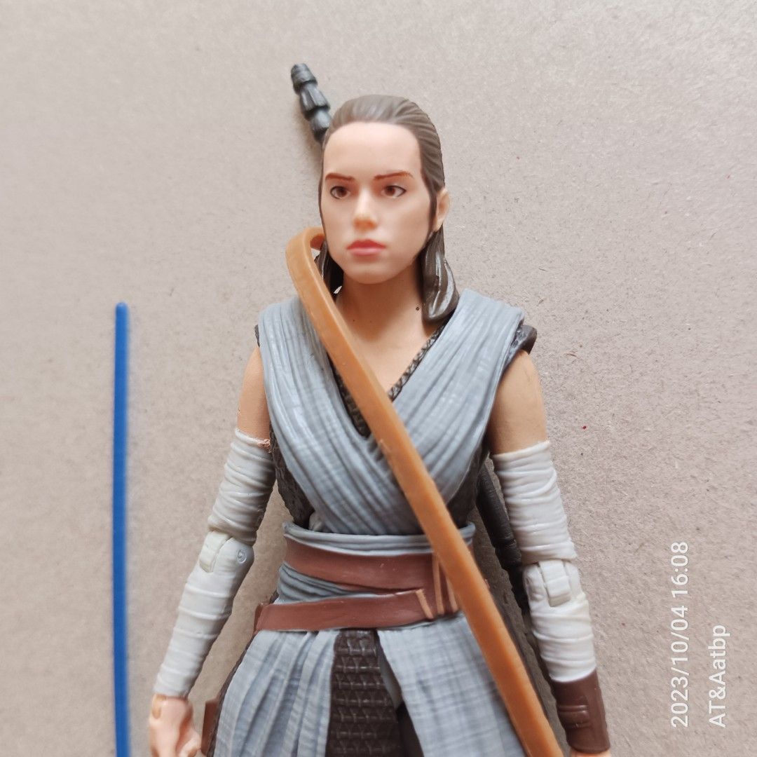 Loose Star Wars The Black Series REY (Jedi Training) 6" scale action ...