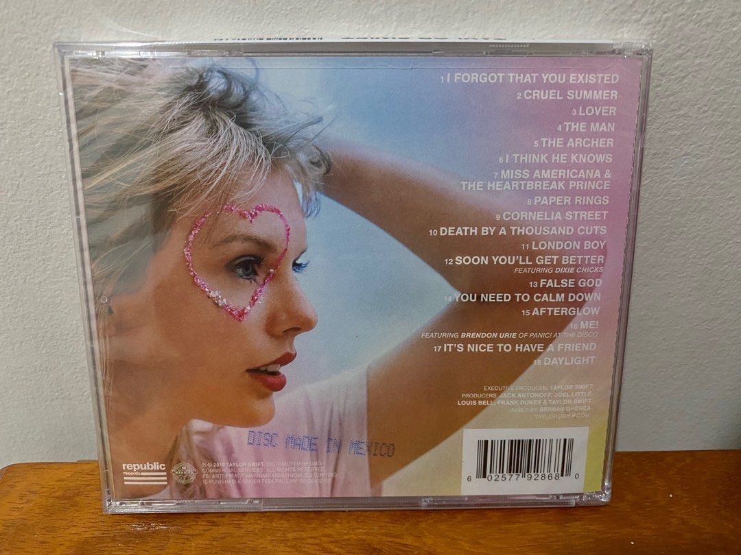 Lover Standard Edition Physical CD(ONHAND), Hobbies & Toys, Music ...