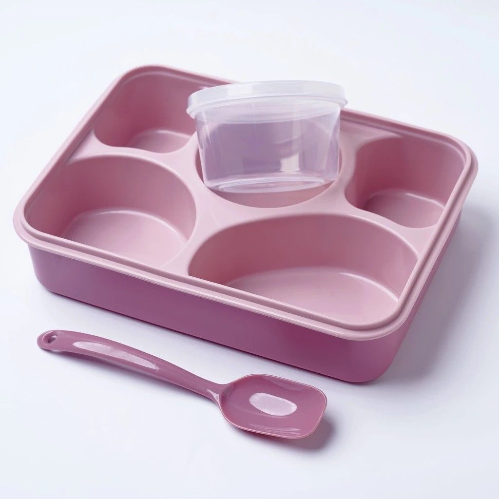 Lunch box kotak makan dengan mangkok sup, Kitchen & Appliances di Carousell