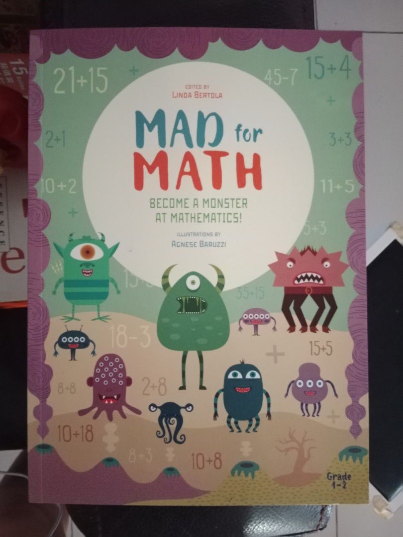 Mad for Math by Linda Bertola and Agnese Baruzzi, Hobbies & Toys, Books ...