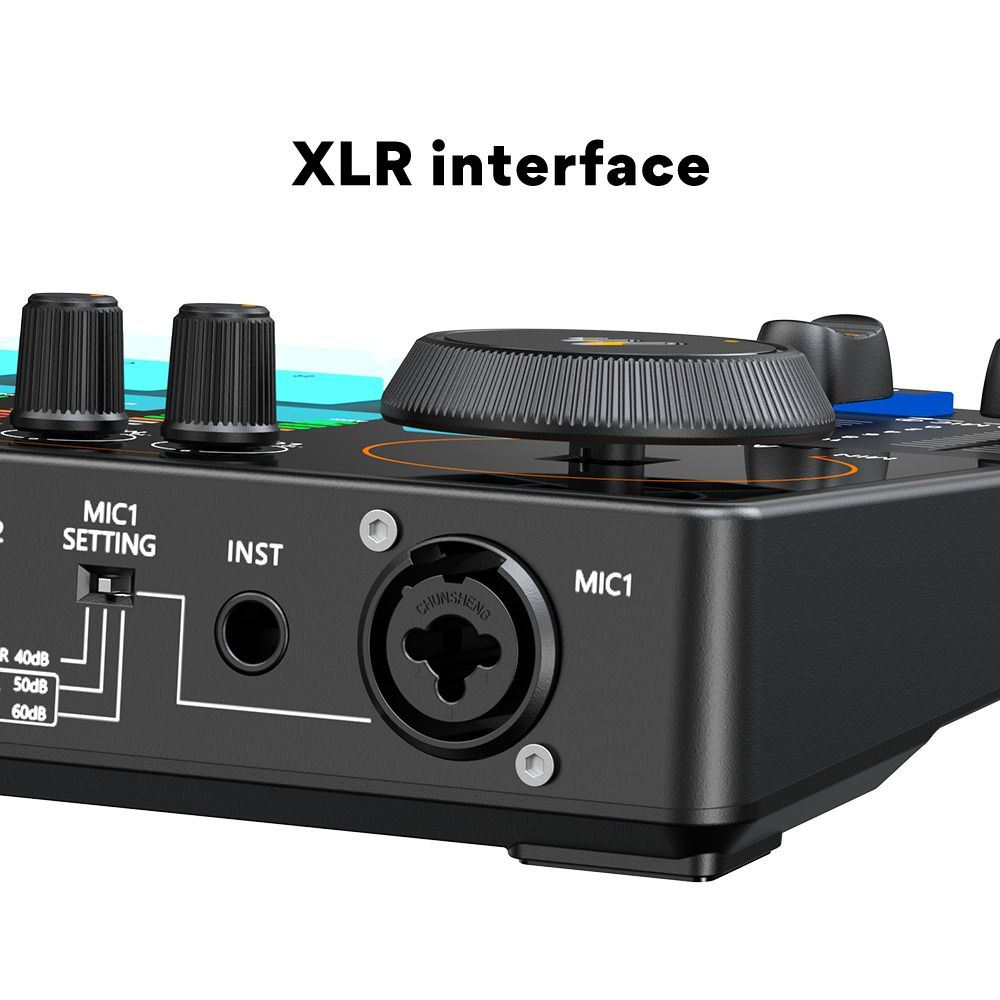 Maonocaster Maono AME 2A PM320T External XLR Audio Interface Sound Card ...