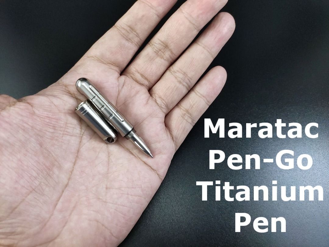 Maratac Pen-Go Titanium Pen (US Made), Hobbies & Toys, Stationary ...