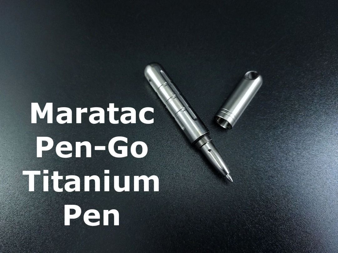 Maratac Pen-Go Titanium Pen (US Made), Hobbies & Toys, Stationary ...