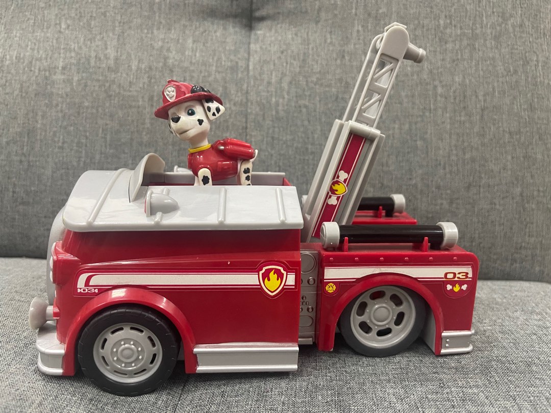 MARSHAL PAW PATROL TRANSFORM & GO FIRE ENGINE, Hobbies & Toys, Toys ...