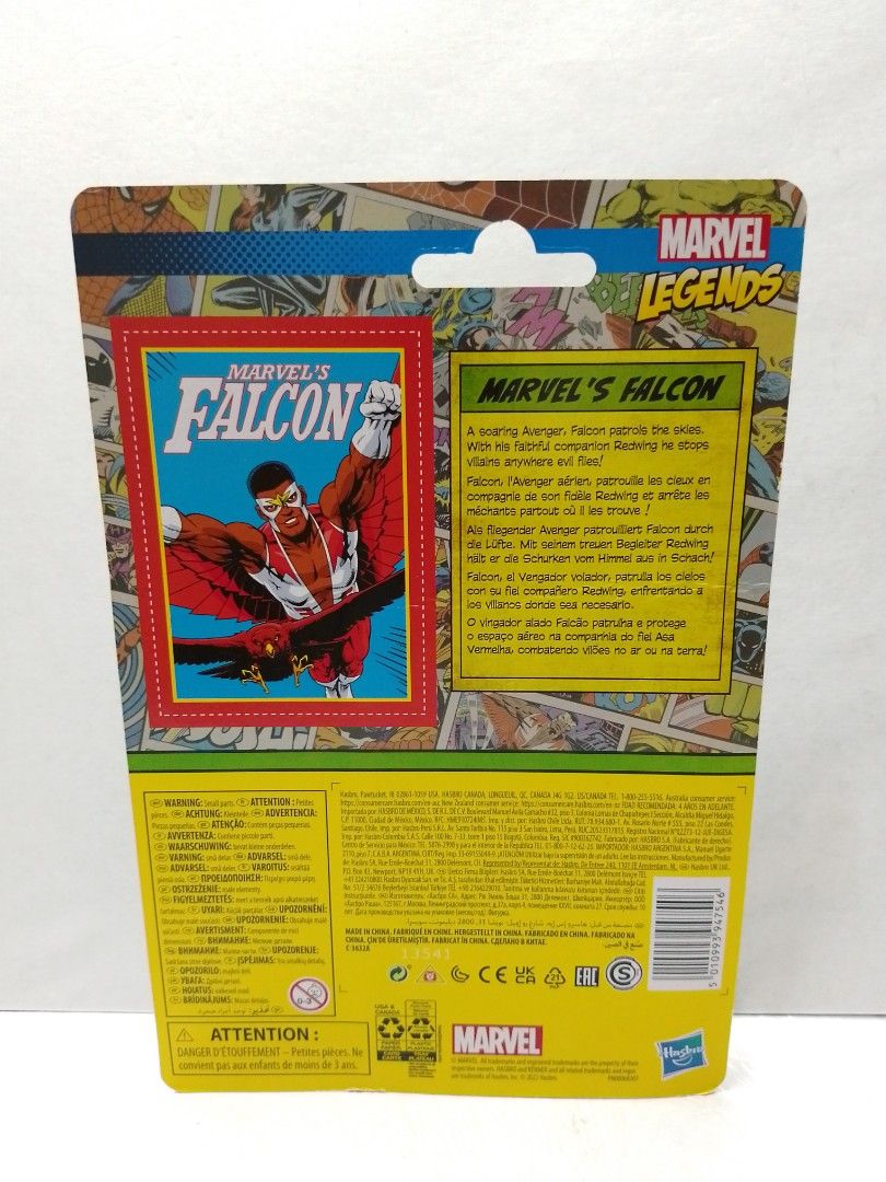Marvel Legends 3.75-Inch Retro Falcon Action Figure, Hobbies & Toys ...
