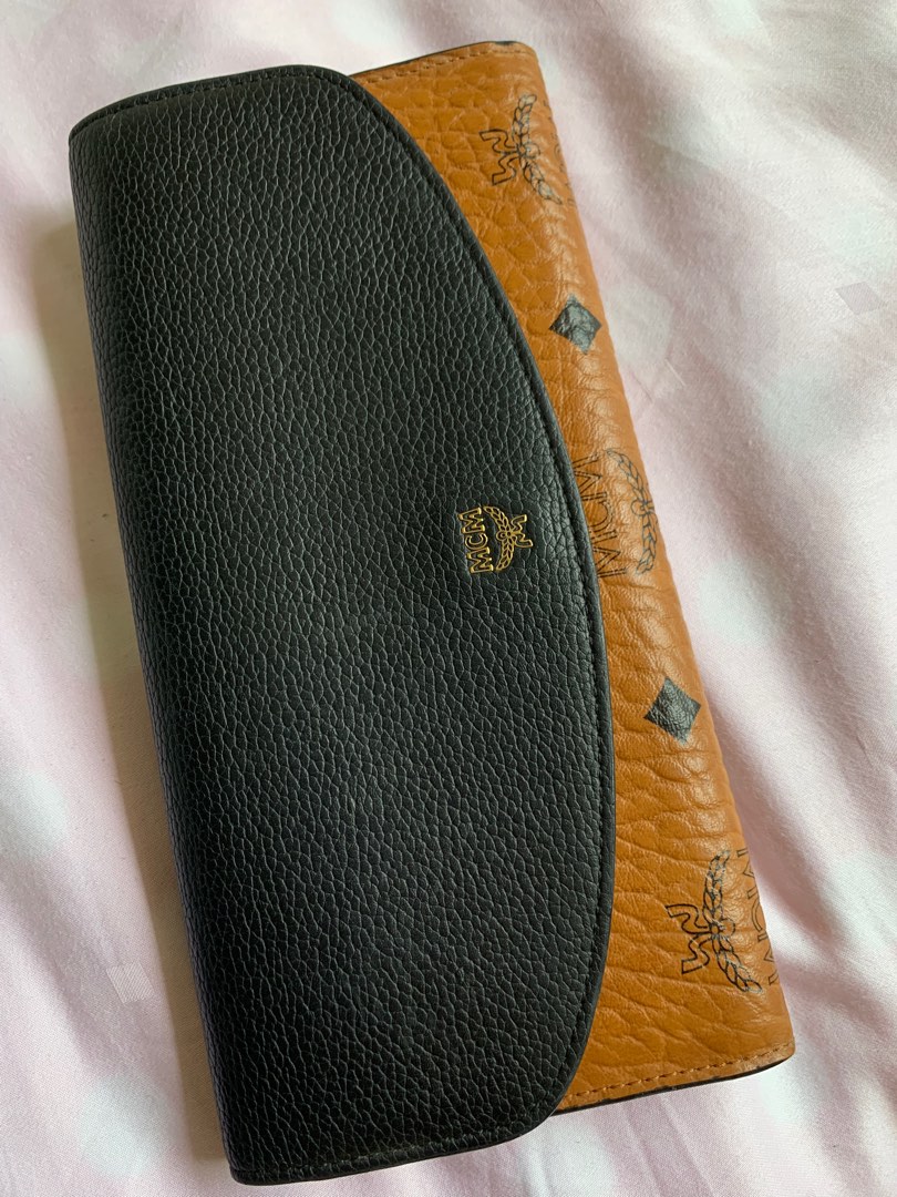 Authentic MCM long wallet, Luxury, Bags & Wallets on Carousell