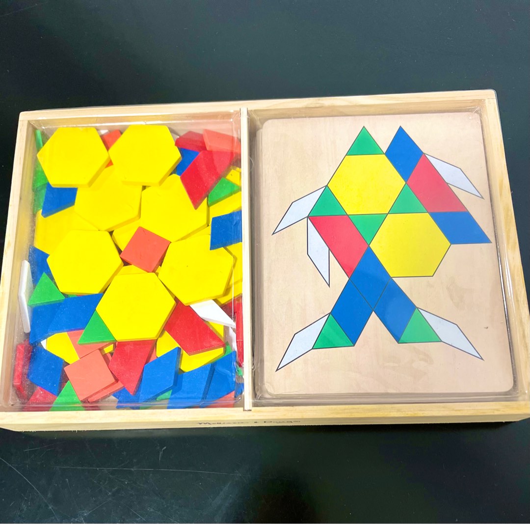 Melissa and Doug pattern blocks & boards, Babies & Kids, Infant ...