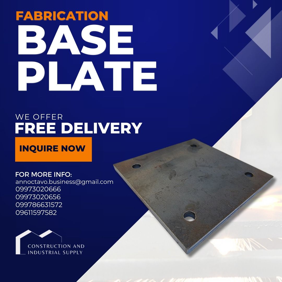 Metal Plate | Steel base plate | Structural base plate | Anchor Bolt ...