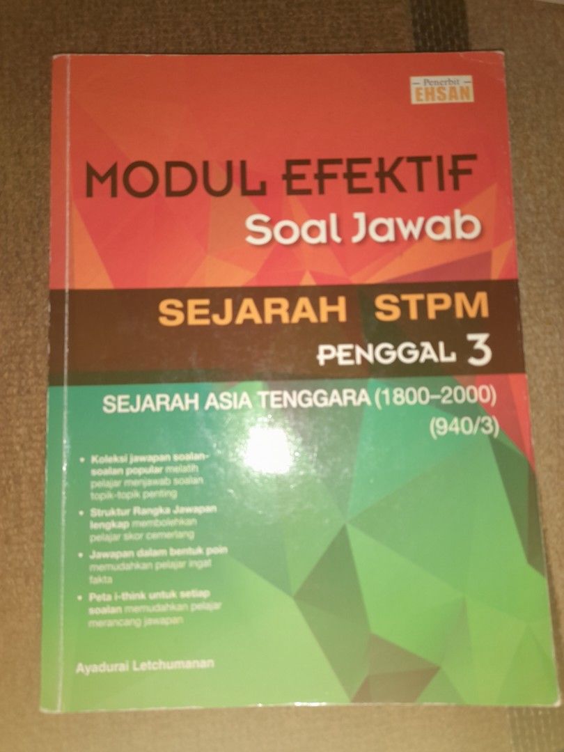 Modul Efektif Soal Jawab Sejarah Stpm Penggal 3 Hobbies And Toys Books