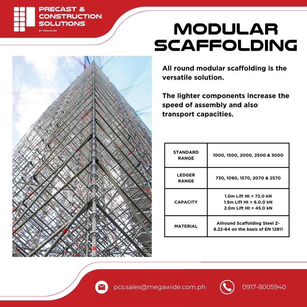 Modular Scaffolding by Precast and Construction Solutions by Megawide ...
